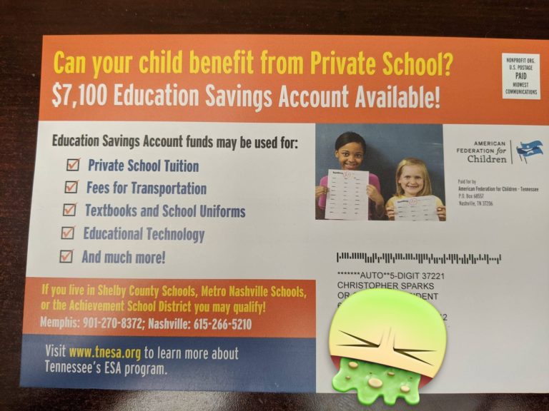 Voucher Mail – Tennessee Education Report